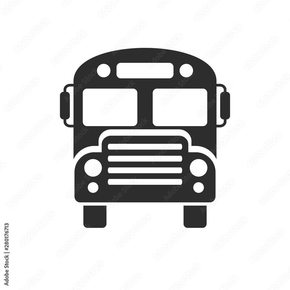 Bus icon template color editable. Modern Transportation symbol vector ...