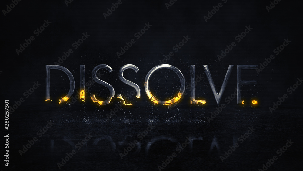 Dissolving Titles Stock Template | Adobe Stock