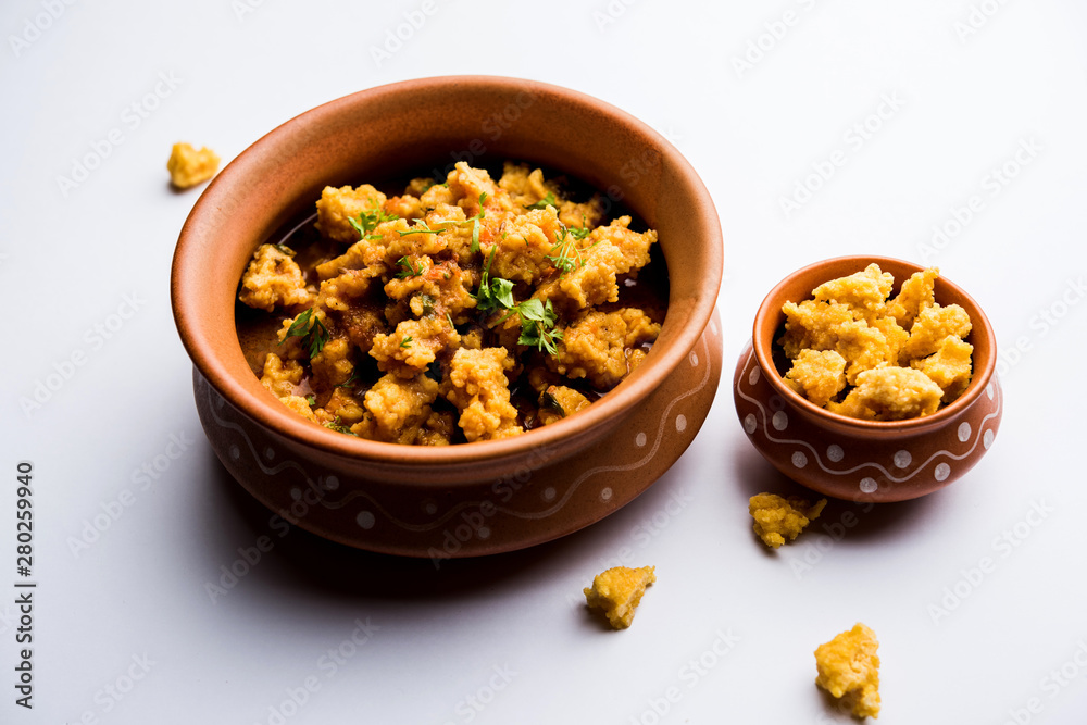 Foto de Home made mung dal masala vadi also known as Moong wadi or ...