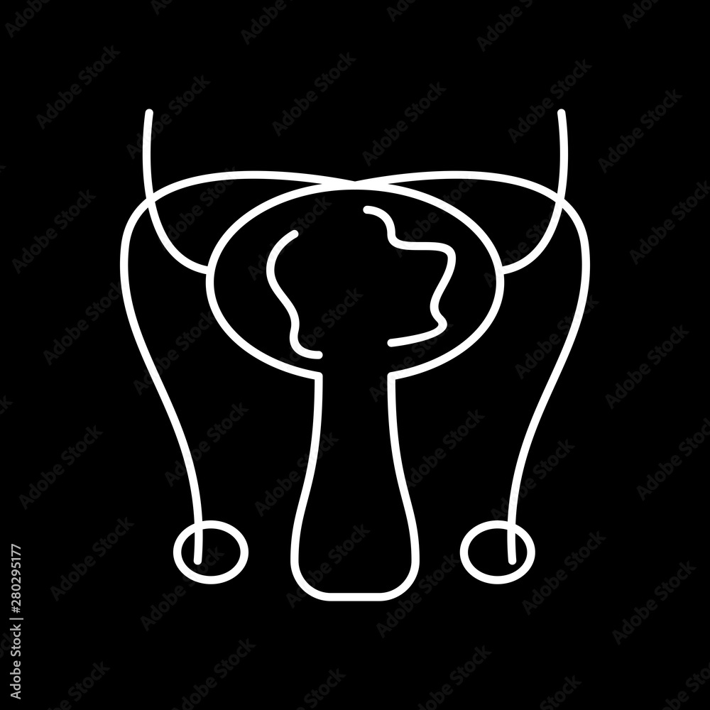 Male Reproductive System icon for your project Stock Vector | Adobe Stock