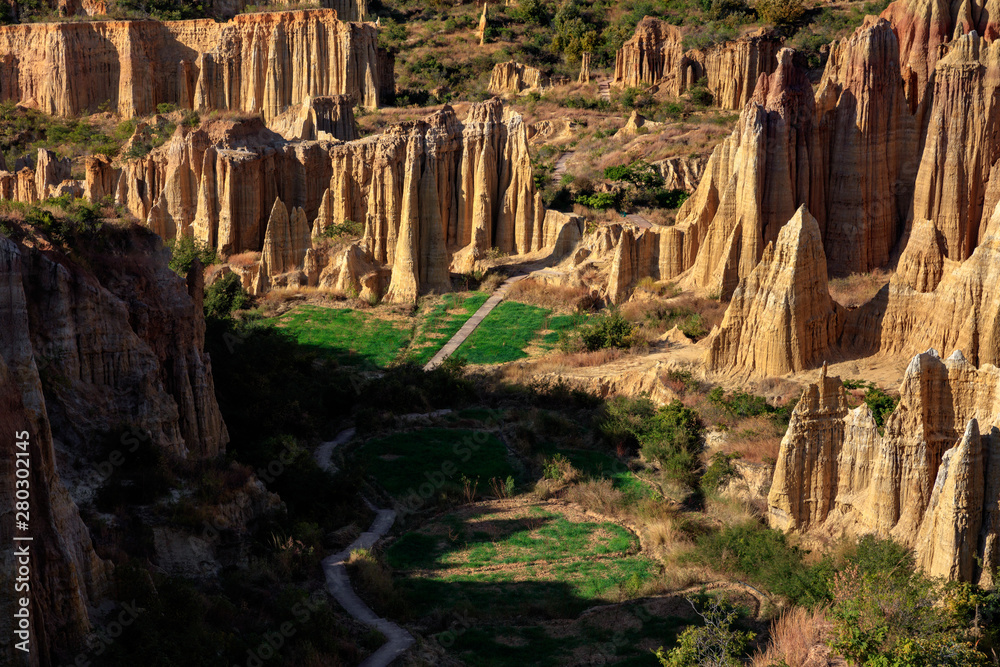 Earth Forest of Yuanmou in Yunnan Province, China - Exotic earth and ...