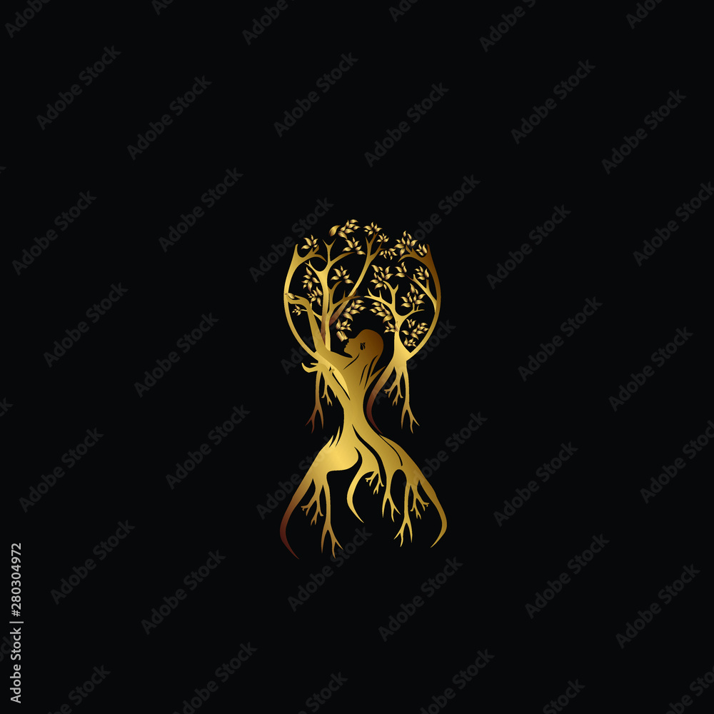 mother earth logo icon Stock Vector | Adobe Stock