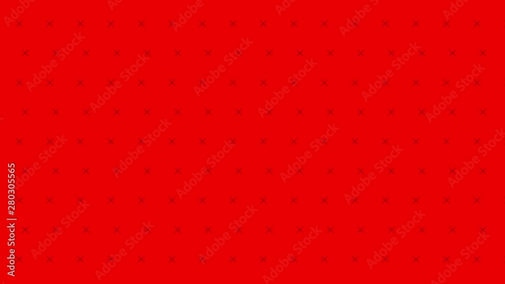 Animated crosses on a red background. Video pattern, Loop animation ...