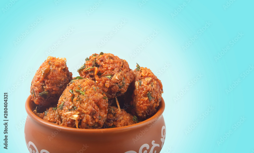 Indian Traditional Banana Flower Vadai Stock Photo | Adobe Stock