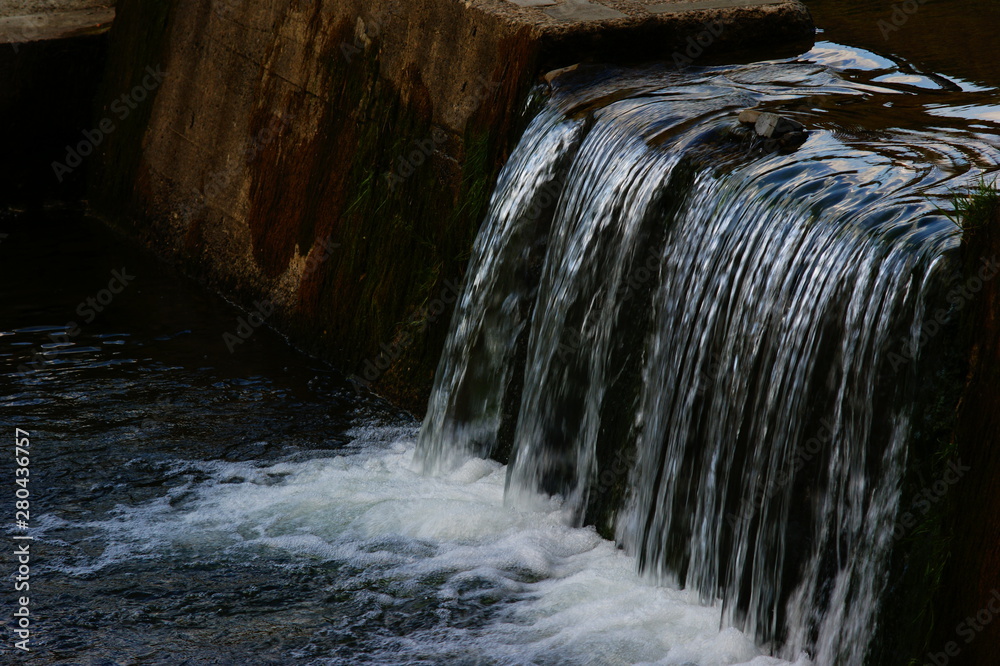 rzeka górska Brennica,kaskada próg wodny Stock Photo | Adobe Stock