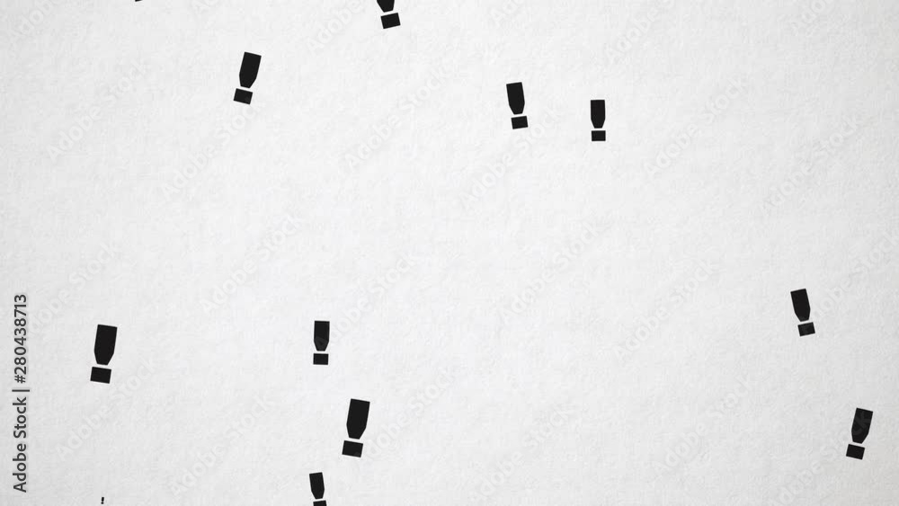 Exclamation Marks On White Paper Texture. High Quality Animation ...