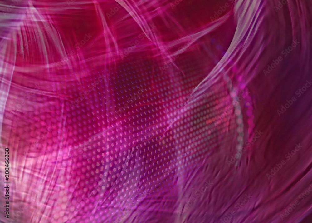 Abstract purple gradient background with swirls and curls in futuristic ...