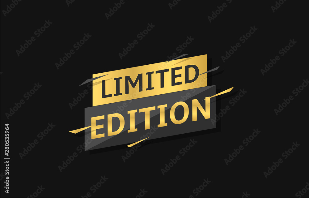 Limited edition label Stock Vector | Adobe Stock