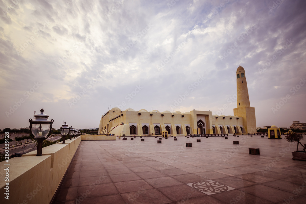 Doha Grand Mosque, Qatar, Middle East Stock Photo | Adobe Stock