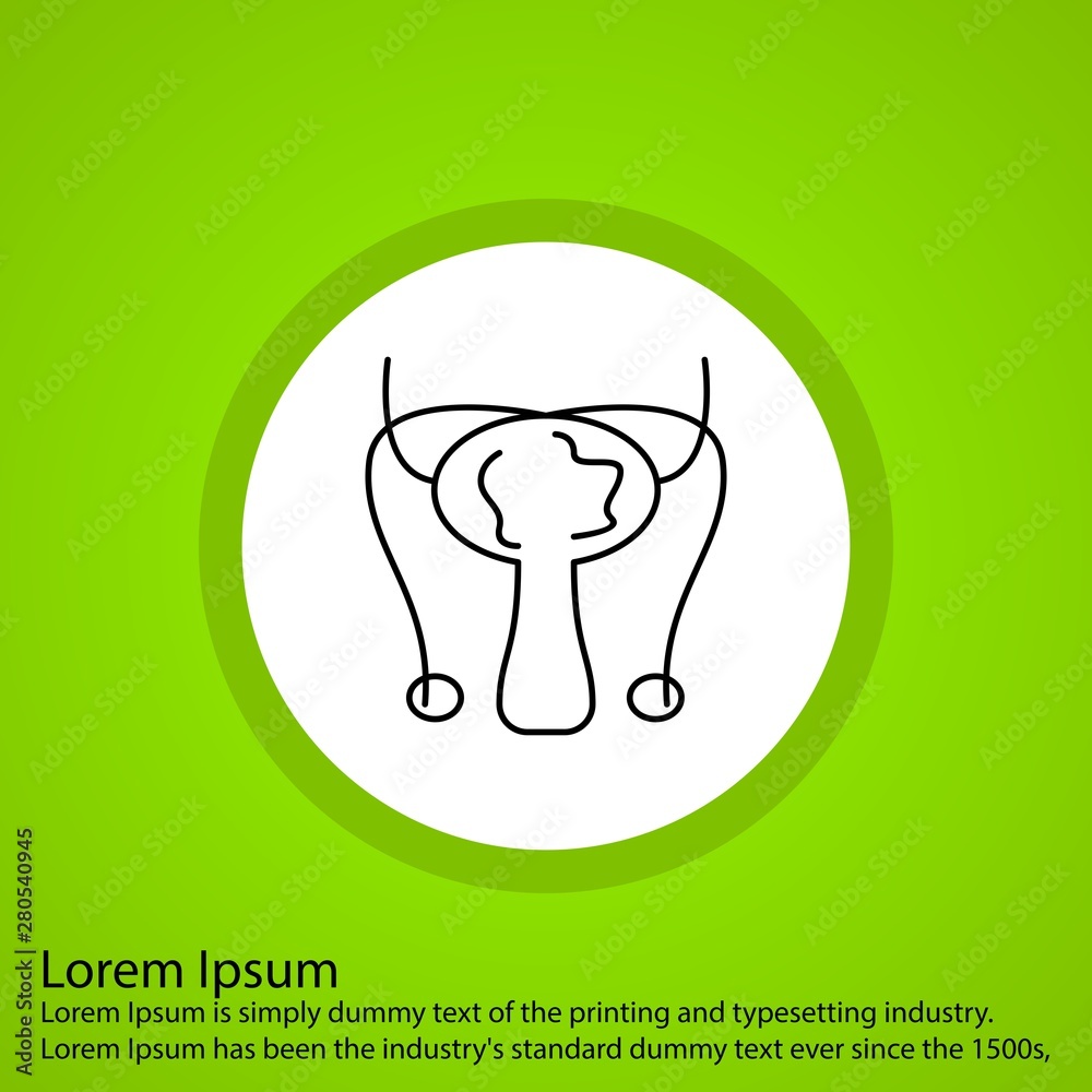 Male Reproductive System icon for your project Stock Vector | Adobe Stock