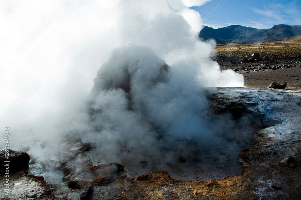 reise durch peru bolivien chile in atacama wüste, rainbow valley und ...