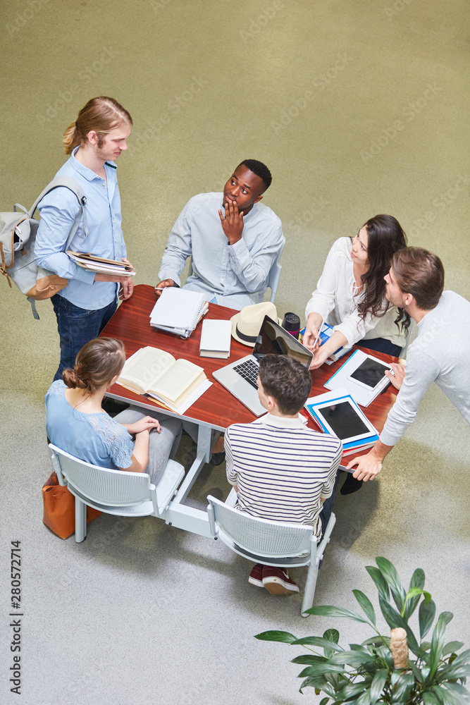 Students study together as a team Stock Photo | Adobe Stock