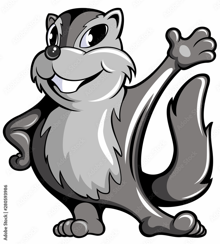 Flying Squirrel Cartoon Characters