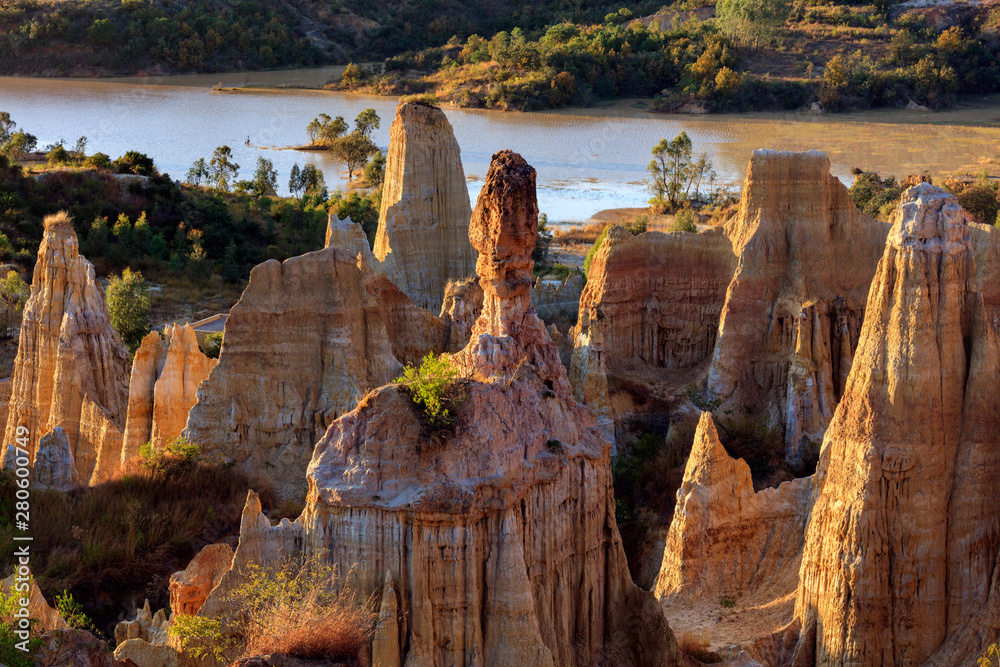 Earth Forest of Yuanmou in Yunnan Province, China - Exotic earth and ...
