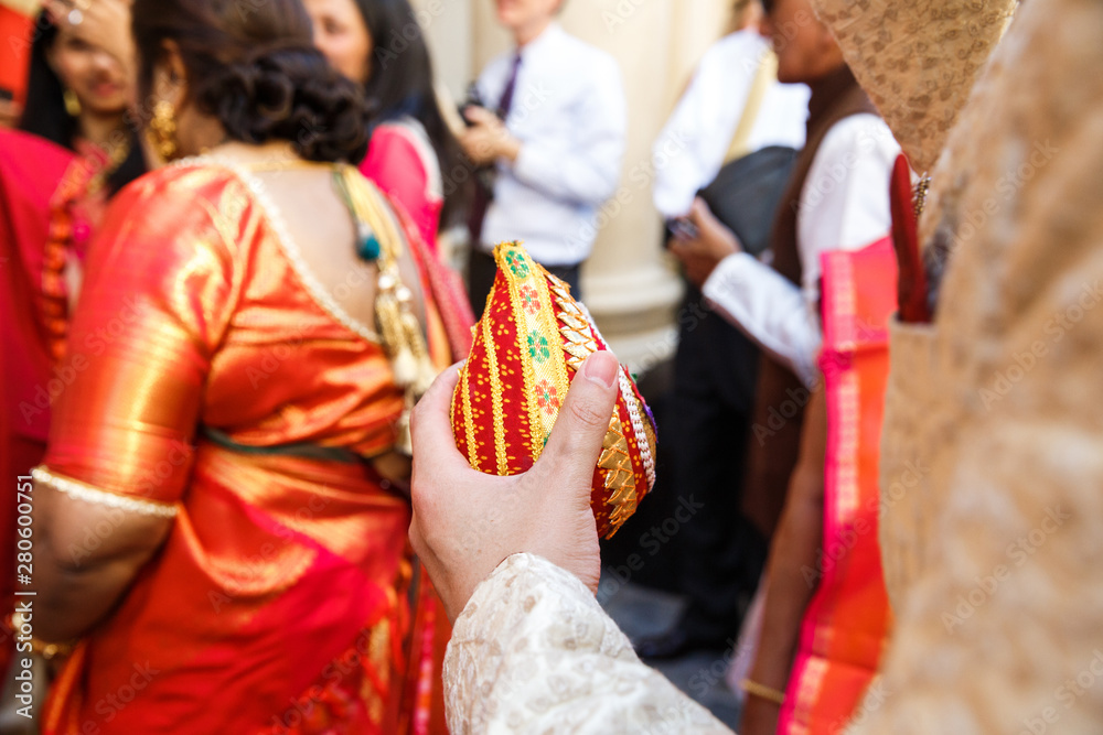 Indian national wedding rituals. Wedding in Vienna Stock Photo | Adobe ...