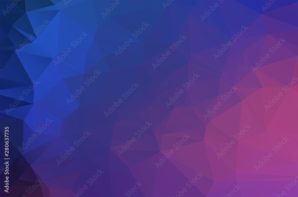 Dark blue purple Low poly crystal background. Polygon design pattern ... Dark blue purple Low poly crystal background. Polygon design pattern ...