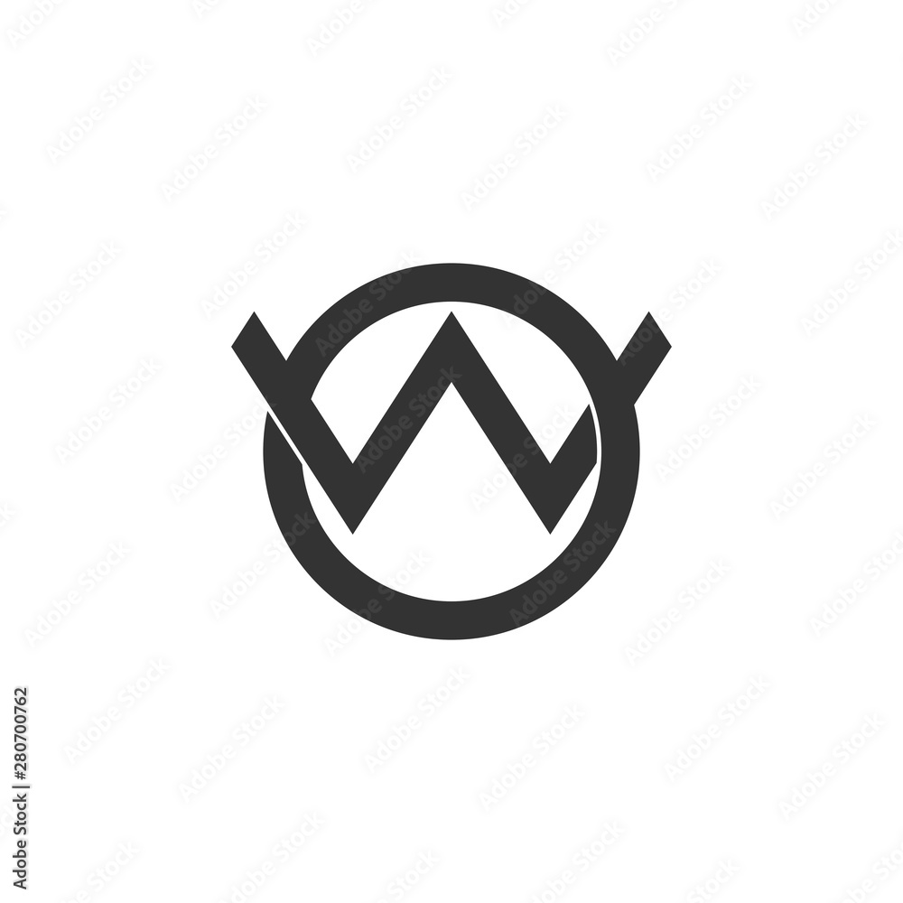 letter ow linked overlapping line logo vector Stock Vector | Adobe Stock letter ow linked overlapping line logo vector Stock Vector | Adobe Stock