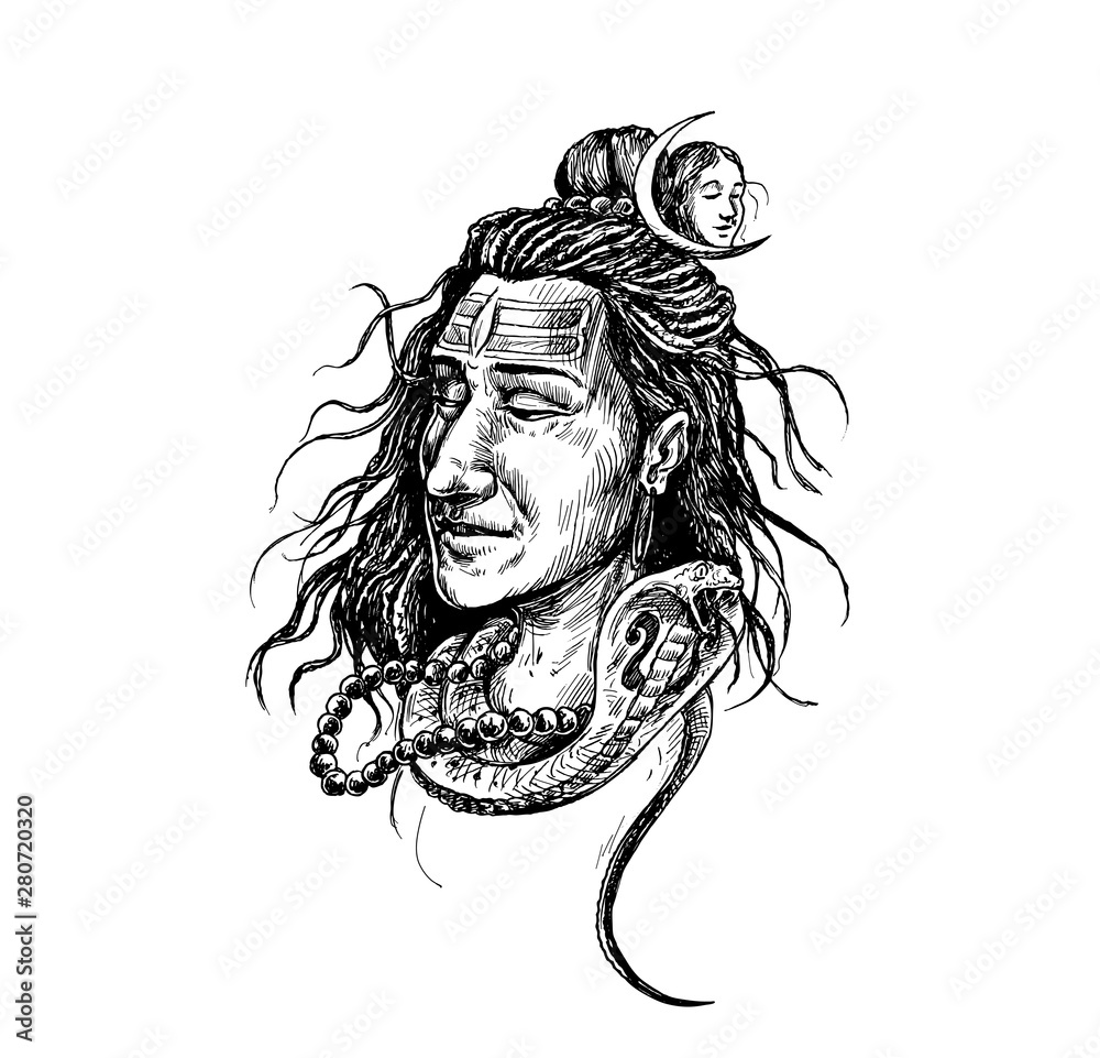 Lord Shiva Angry Face