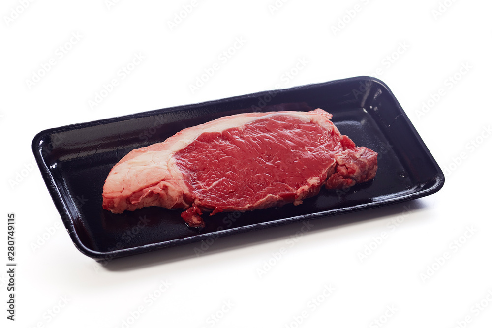 Raw Steak In Package