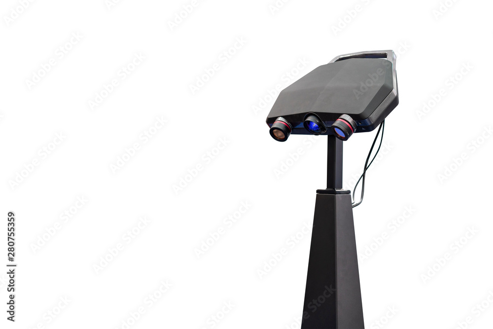 head lens unit of high technology and modern automatic 3d laser scan ...