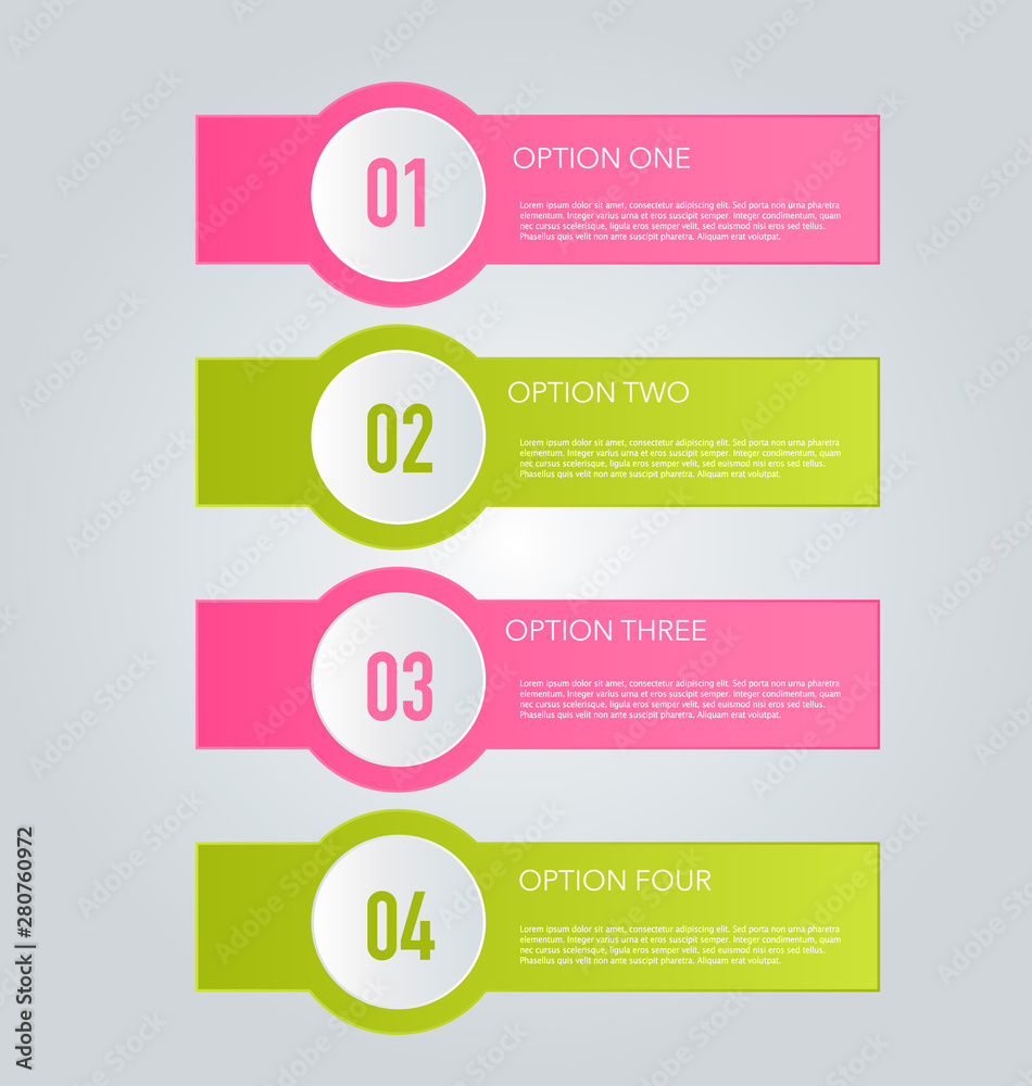 Business infographics template banner for presentation, education, web ...