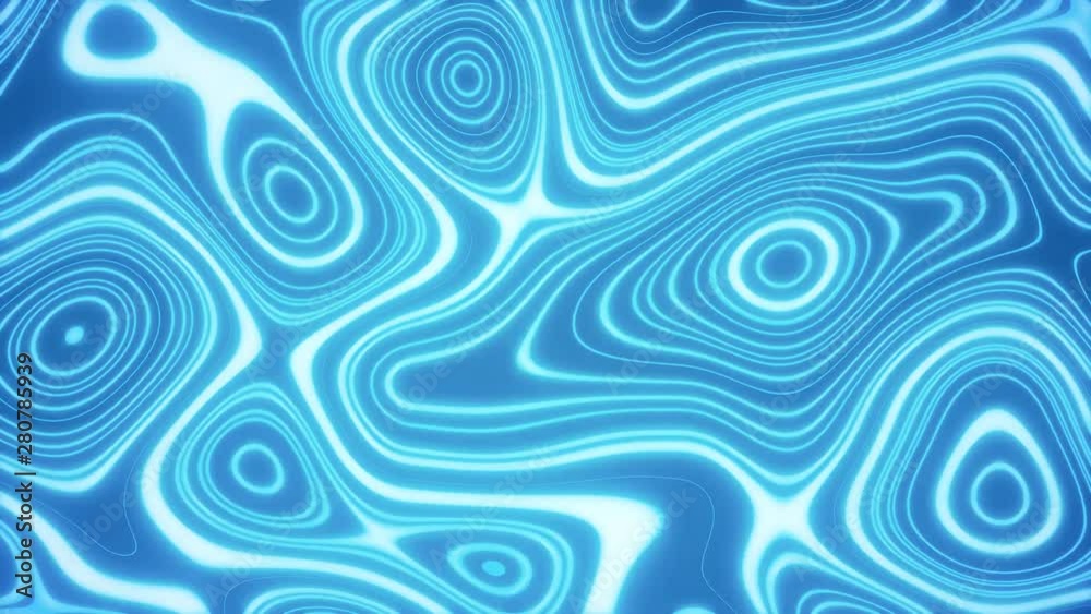 Holographic blue animation background design with trendy iridescent ...