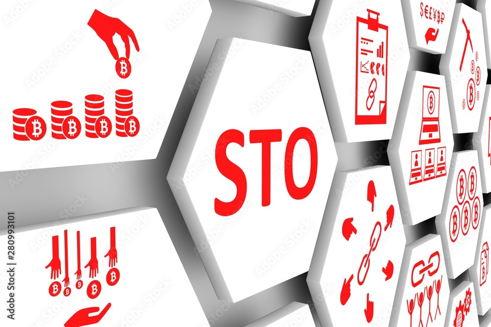 STO concept cell background 3d illustration Stock Illustration | Adobe ...