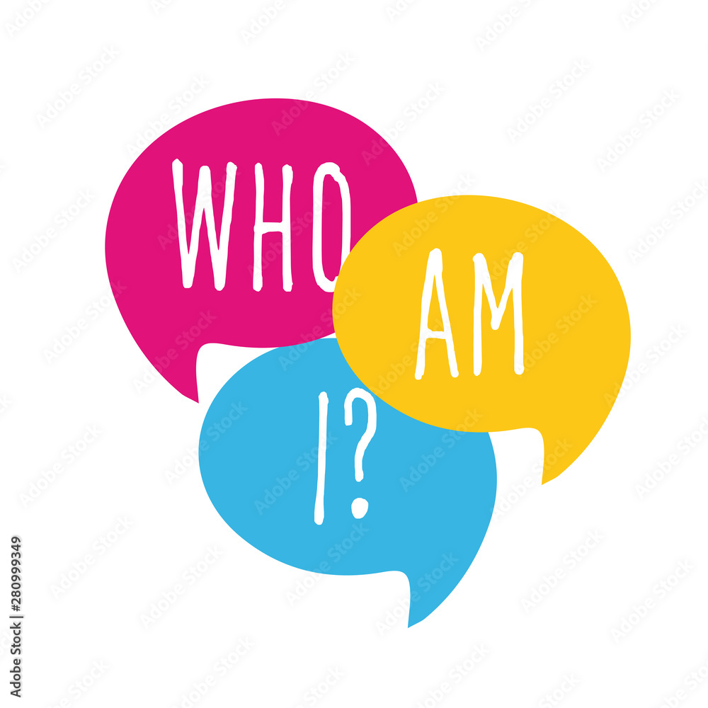 Who Am I Stock Vector Adobe Stock Who Am I Stock Vector Adobe Stock