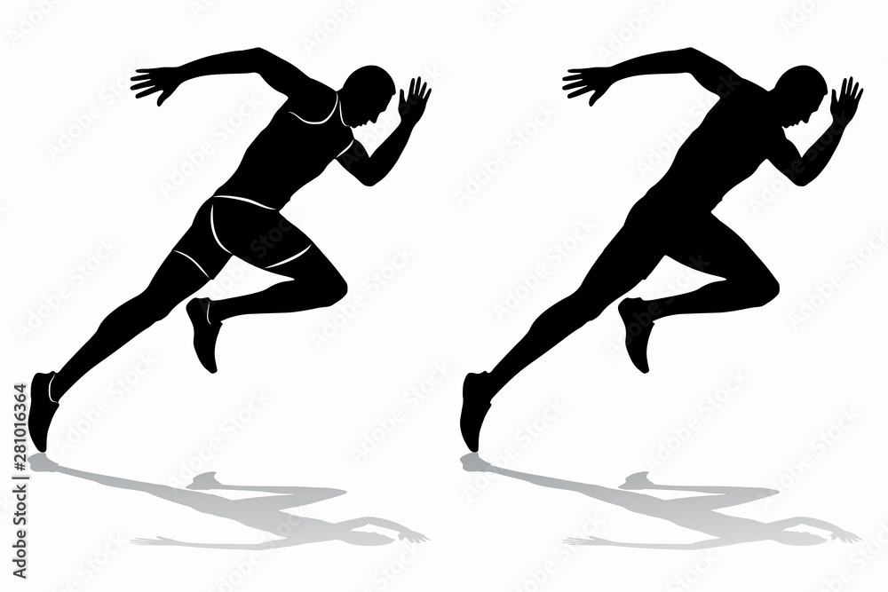 Sprinter Silhouette Clip Art