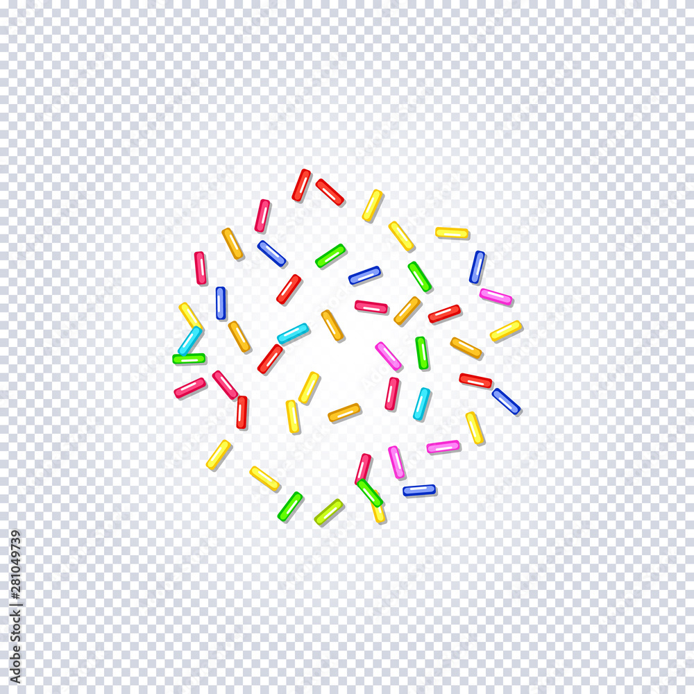 Sprinkles grainy frame on a transparent background Stock Vector | Adobe ...
