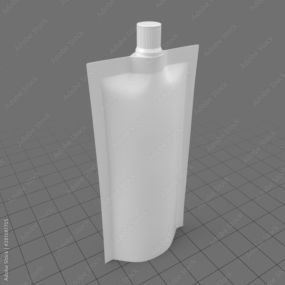 Food pouch bag 6 Stock 3D asset | Adobe Stock