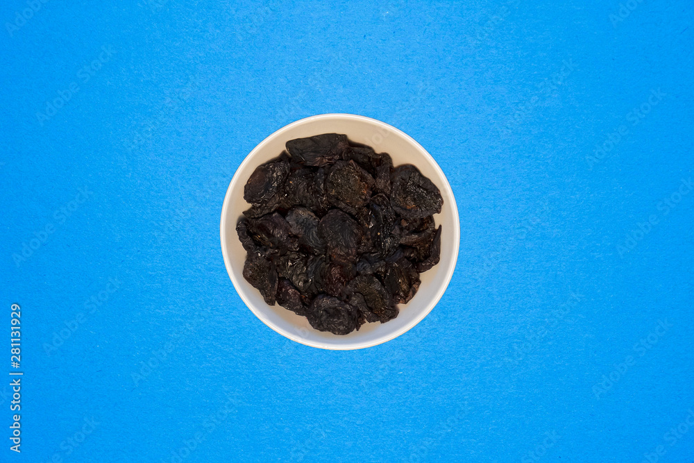 Dried prunes, an excellent ingredient for dishes that are used in a ...