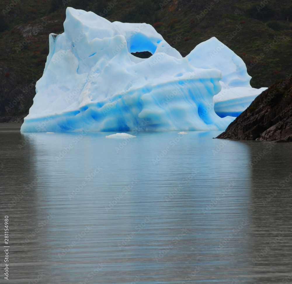 Iceberg, Torres del Paine, Chili is probably the world's most ...