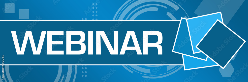 Webinar Technology Background Squares Texture Blue Stock Illustration ...