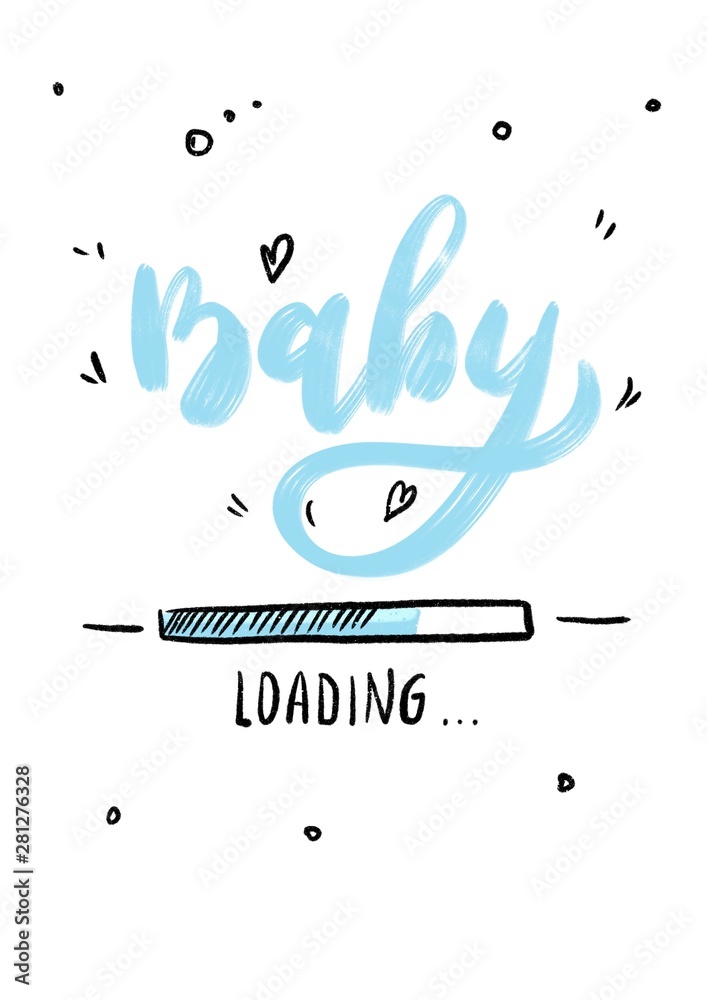 Pretty baby loading / design for t shirt graphics, fashion prints ...