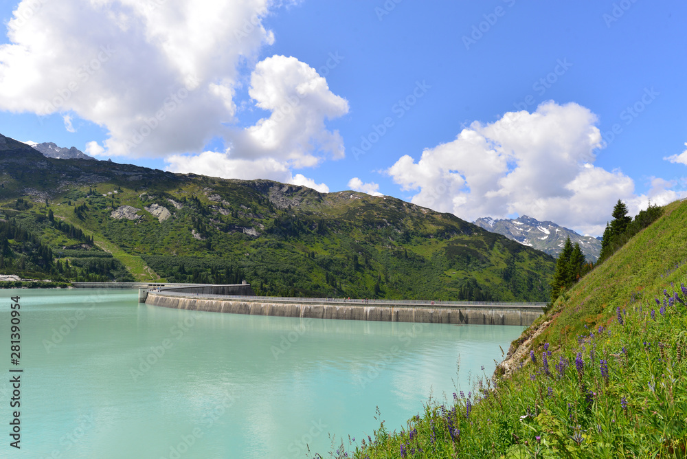 Stausee Kops in Montafon-Vorarlberg Stock Photo | Adobe Stock Stausee Kops in Montafon-Vorarlberg Stock Photo | Adobe Stock