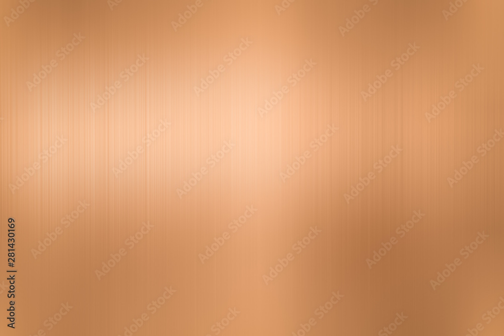 Brushed Copper Metal Texture