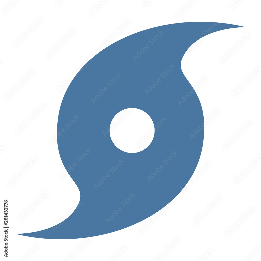 Hurricane symbol icon Stock Illustration | Adobe Stock