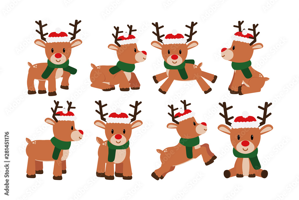 Reindeer Animated Cute