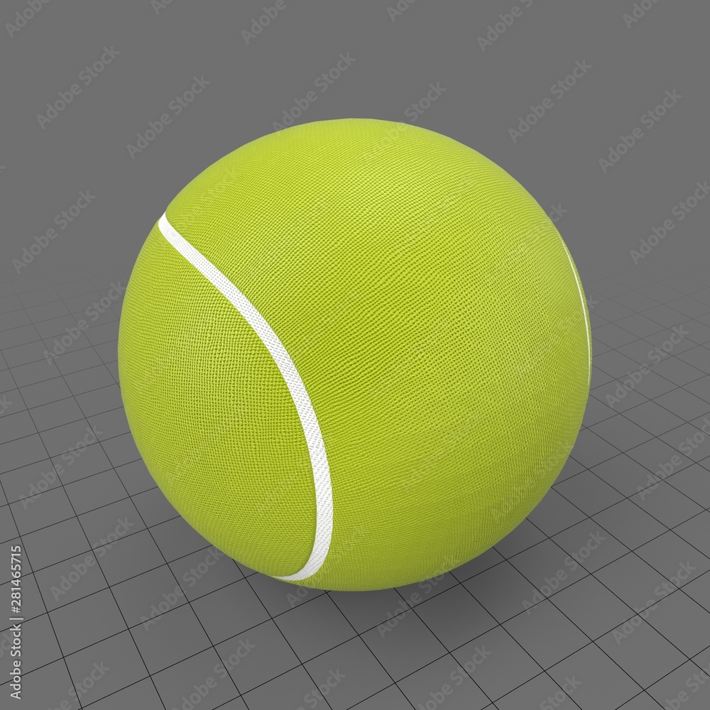 Tennis ball Stock 3D asset | Adobe Stock