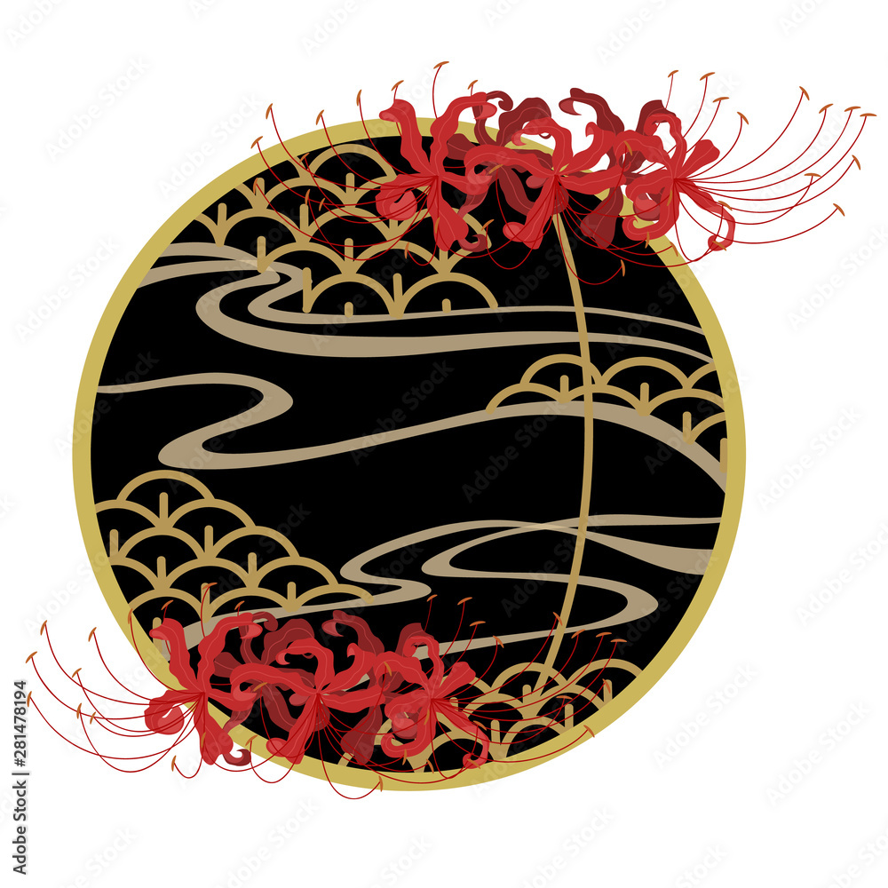 vector illustration of white spider lily Stock Vector | Adobe Stock
