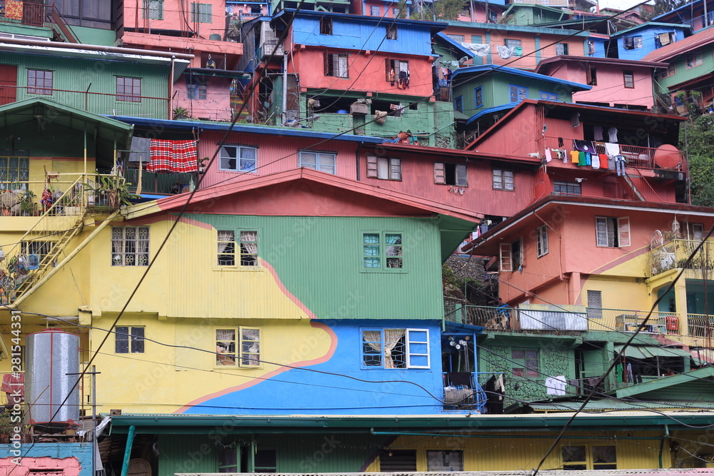 Colorful houses Stock Photo | Adobe Stock