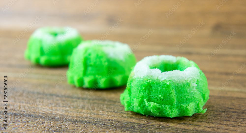 Traditional Malay dessert or kuih known as Puteri Ayu. Stock Photo ...