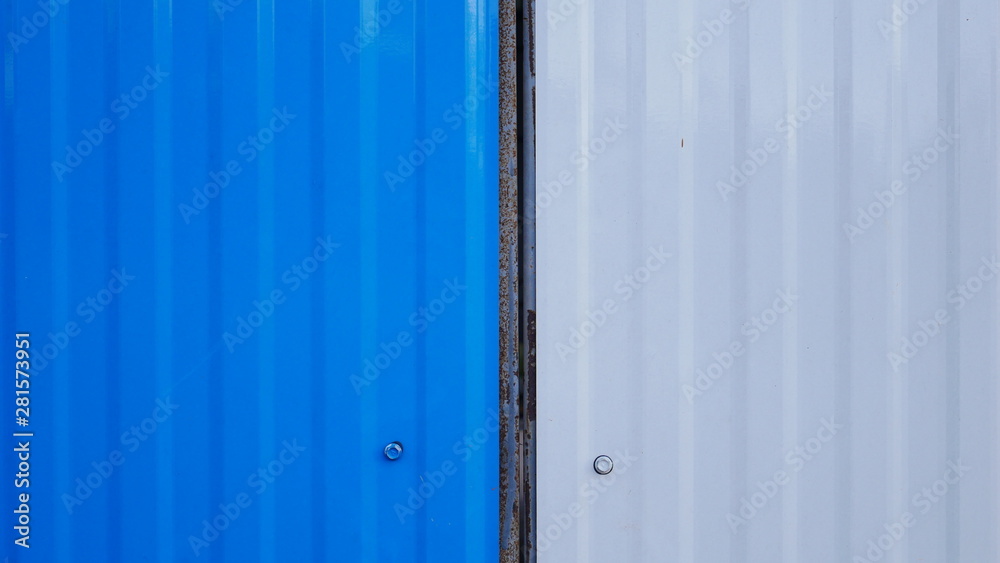 blue metal wall background, blue zinc roof texture Stock Photo | Adobe ...