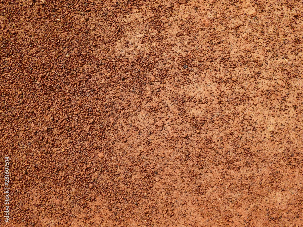 Foto de red dirt road texture do Stock | Adobe Stock