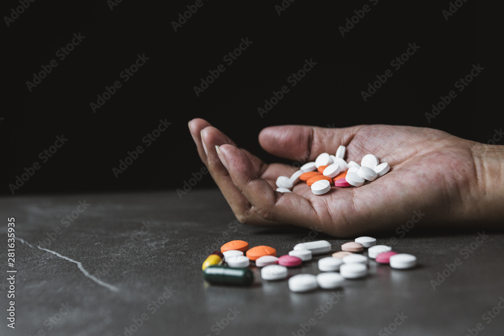 The person using drugs overdose and will be go to death this concept is ...