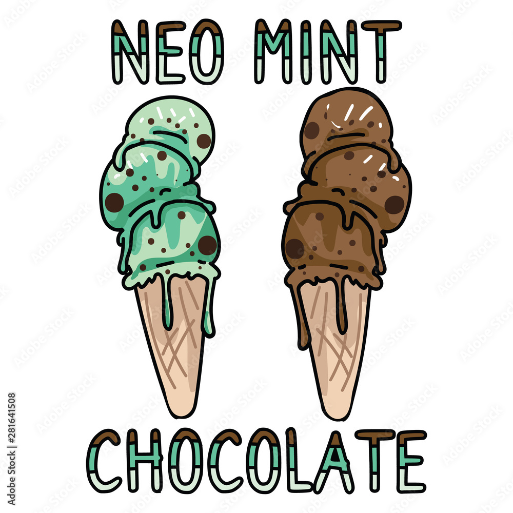 Mint Ice Cream Clipart