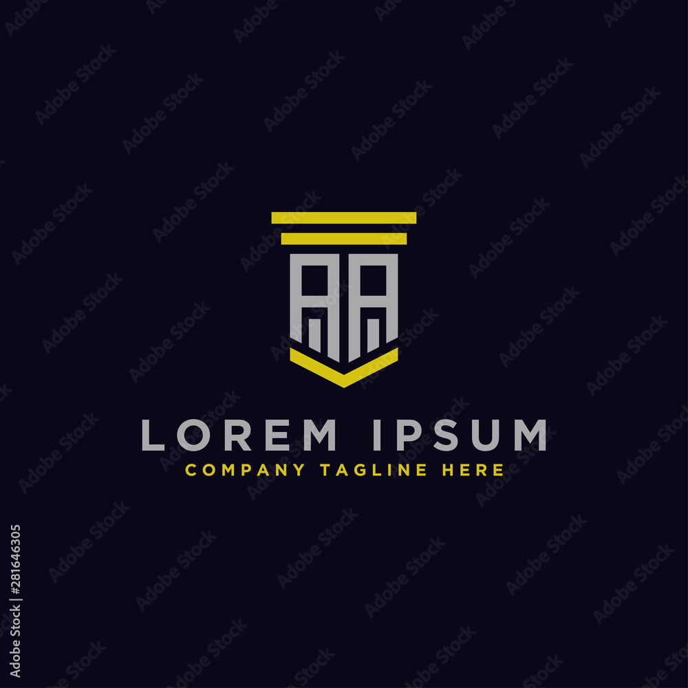 logo design inspiration for companies from the initial letters of the ...