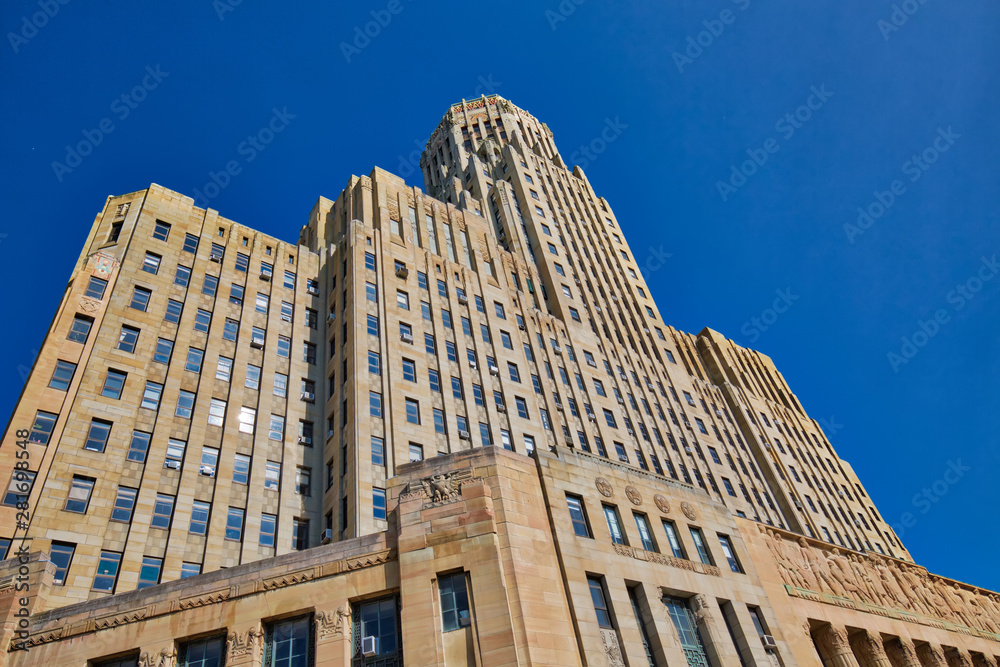 Buffalo, USA-20 July, 2019: Buffalo City Hall, The 378-foot-tall ...