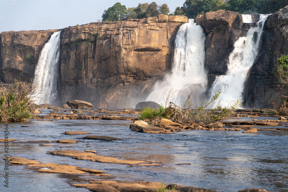 The Athirappilly Water Falls in India Stock Photo | Adobe Stock